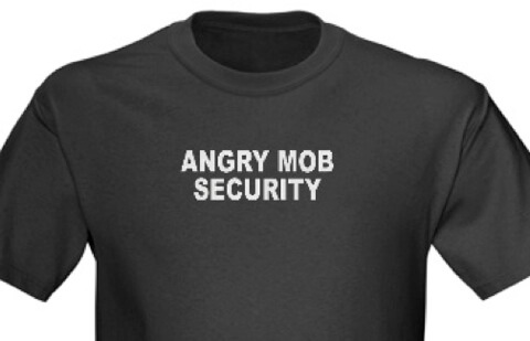 Angry Mob Security shirts, stickers, mugs and other merchandise – I ...